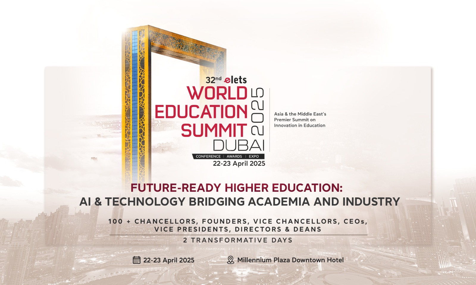 32nd World Education Summit, Dubai | Education Conference 2025